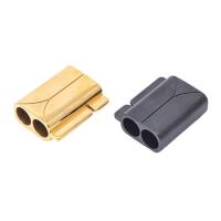 China Square Buckle Bag Jewelry Parts PVD Golden Plating Tempering Heat Treatment MIM 316L Stainless Steel for sale