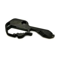 China MIM Injection Molded Mini Outdoor Survival Tool Keychain Custom 50mm for sale