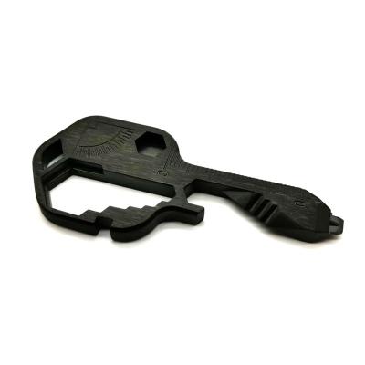 China OEM Portable Mini EDC Keychain Survival Kit Tools 8-in-1 for Hiking Camping for sale