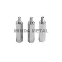 China 4 Axis CNC Aluminum Turning Parts Aircraft Column Standoff 0.1kg for sale