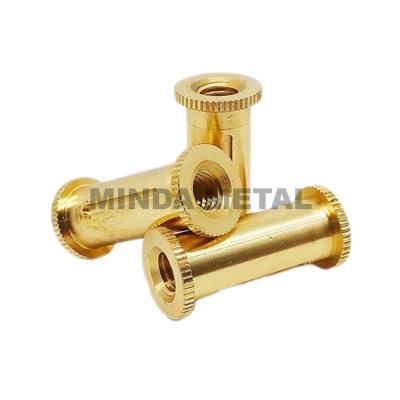 China CNC Brass Turning Parts Precision Copper Hardware Core Machine Parts 0.1kg for sale