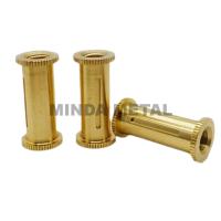China CNC Brass Turning Parts Precision Copper Hardware Core Machine Parts 0.1kg for sale