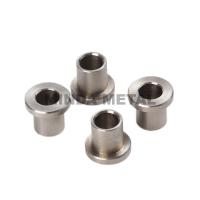 China 304 Stainless Steel Sintered Iron Bush CNC Lathe Parts Flange Sleeve Custom Size for sale