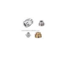 China Silver Plated Aluminum CNC Machining Parts High Precision Custom Size 0.01mm Tolerance for sale