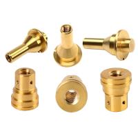 China Custom Brass CNC Machining Wiring Terminal for Aerospace Parts 0.1kg for sale