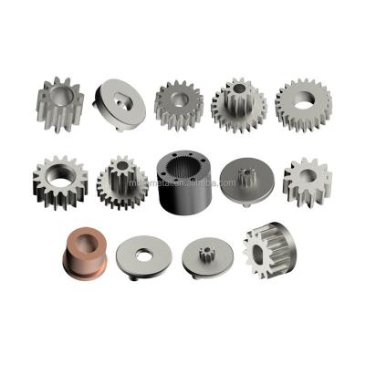 China OEM Metal Injection Molding Sintered Metal Parts Small Spur Wheel Gears Iron Bush 50000 Pcs for sale