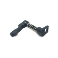 China CNC Aluminum 7075 AEG Magazine Catch Button Black Anodized Airsoft Gearbox Part for sale