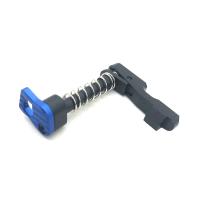 China CNC Aluminum 7075 AEG Magazine Catch Button Black Anodized Airsoft Gearbox Part for sale