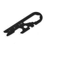 China Multifunction Outdoor Survival EDC Card Tool Stainless Steel Portable Wrench 74mm for sale