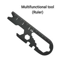 China Multifunction Outdoor Survival EDC Card Tool Stainless Steel Portable Wrench 74mm for sale