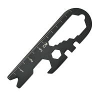 China Multifunction Outdoor Survival EDC Card Tool Stainless Steel Portable Wrench 74mm for sale