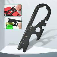 China Multifunction Outdoor Survival EDC Card Tool Stainless Steel Portable Wrench 74mm for sale
