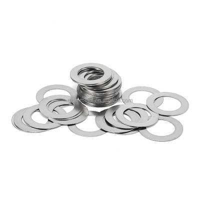 China Customized Laser Cutting Stainless Steel Flat Washer Adjustment Shims 0.02mm Tolerance 2 Year Warranty for sale