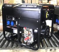 China Air Cooled Portable Diesel Generator 3kW Standby Generator With Key Start Handle Wheel for sale