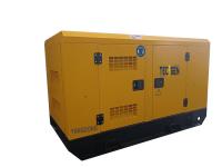 China 22kW quiet diesel generator Powered By Y495D Diesel Engine With Chassis Base Fuel Tank for sale