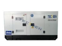 China 36kVA 29kW Perkins Generator Set With Silent Enclosed Canopy for sale