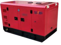 China 15kVA Diesel Generator Set With Silent Enclosed Canopy Equipped With Built In ATS for sale