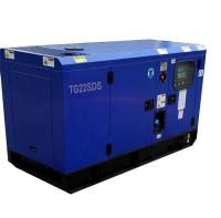 China Silent Enclosed Power Generator Set 22kva / 18kw Standby Output For Emergency Power Supply for sale