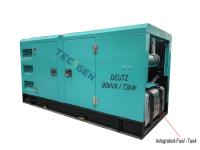 China 90kva Deutz Soundproof Diesel Generator Set Equipped With Integrated Fuel Tank for sale