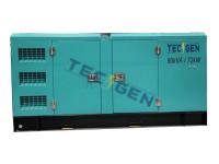 China 90kva Deutz Soundproof Diesel Generator Set Equipped With Integrated Fuel Tank for sale
