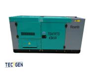 China 43kVA Weifang ricardo diesel generators with soundproof enclosed for home use for sale