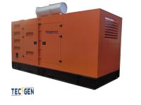 China Soundproof 440kW Standby Yuchai Genset Powered By Diesel Engine For Building Power for sale