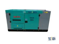 China Isuzu Diesel Generator 30kVA Silent Diesel Generator With Copy Denyo Soundproof Canopy for sale