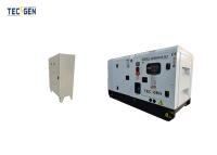 China 50Hz diesel Engine generators 31kVA SDEC generator with 63A ATS wall mounted ats box for sale