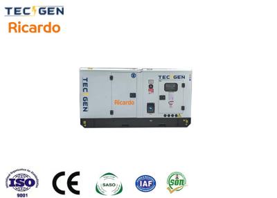 China Rain Proof 38kVA Ricardo engine genset soundproof generator set for backup power for sale