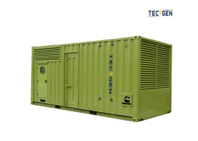 China 640kW Container silent generator silent Cummins genset for bank emergency power use for sale