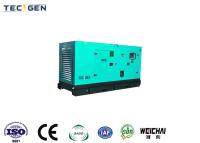 China 50kVA 1800rpm Weichai Diesel Generator With Soundproof Canopy Outdoor Use for sale