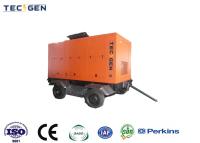 China 80kW Mobile Trailer Generator Perkins Diesel Generators With Wheel For Towed By Car for sale