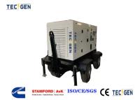 China Mobile Generator Trailer Type Cummins Diesel Genset 40kW / 50kVA With 2/4 Wheels for sale