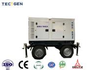 China 60kVA Mobile Trailer Generator 48kW Mobile Genset With 4 Wheels For Easy Movable Operation for sale
