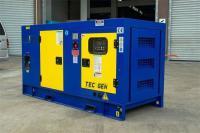 China Soundproof 22kW Electric Generator Cummins Genset With Outdoor Use Weather Proof Canopy for sale