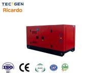 China Single Phase 24kW Ricardo Genset With Soundproof Canopy Backup Use Only for sale