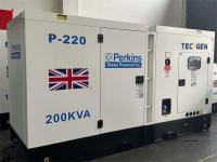 China 60Hz 160kW Soundproof Canopy Perkins Diesel Power Generator For Outdoor Use for sale