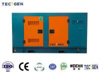 China Standby 39kW Silent weichai diesel generator Genset With Multi Colors Soundproof Canopy for sale