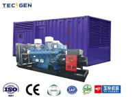 China Container silent 1000kW genset Yuchai diesel generators with 6 Cylinder V type diesel engine for sale