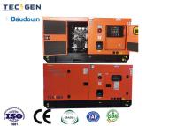 China Baudouin 80kW Silent Diesel Generator Set With 72dba Soundproof Canopy For Industria Use for sale