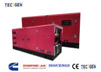 China 60Hz 72kW power generator silent power genset driven by Cummins engine with integrated fuel tank for sale