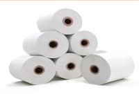 China flexo printing 100% Wood Pulp 58mm White Thermal Jumbo Rolls for sale
