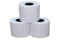 China SGS Approved 80mm X 80mm 55gsm ATM Thermal Paper Rolls for sale