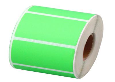 China Shiny Laminate 57x32mm Waterproof Self Adhesive Labels for sale