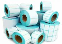China Removable 60x30mm Permanent Adhesive Labels Stickers for sale