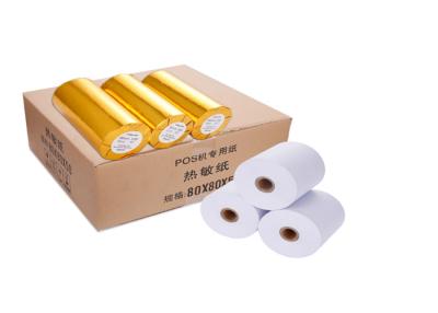China SGS Approved OEM White 80 X 80 Thermal Rolls for sale