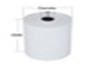 China White 57*40mm Cardboard Core ATM Thermal Paper Rolls for sale