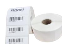 China 57x32mm Waterproof Self Adhesive Labels for sale
