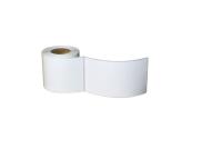 China SGS Certificated 67x28mm Self Adhesive Vinyl Sticker Paper Roll for sale