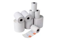 China Double Coating 65gsm ATM Thermal Paper Rolls 80x80mm 57x40mm for sale